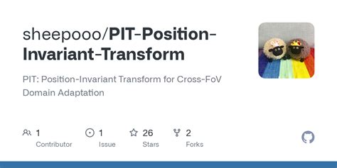 Github Sheepooopit Position Invariant Transform Pit Position