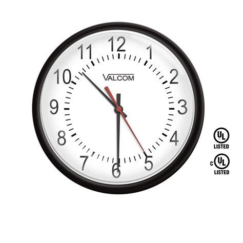 Ip Poe Analog Clock 12 Inch Vea12a Valcom