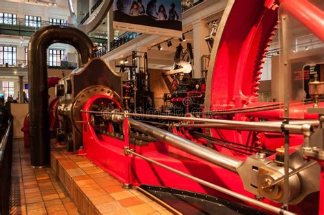 Corliss Steam Engine Science Museum London Uk Editorial Photo Image
