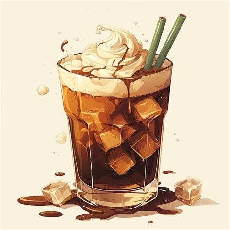Premium Vector Frosty Root Beer Float Cartoon Art