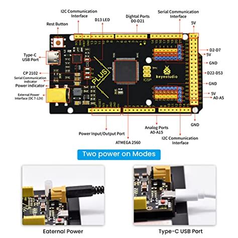 Keyestudio Starter Kit For Arduino Mega Plus 2560 Boarddetailed 28