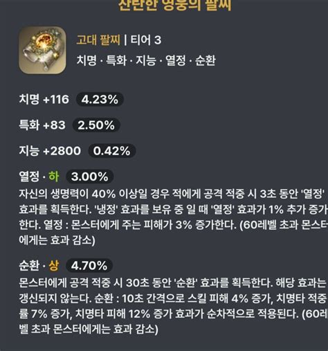 로스트아크 인벤 이거 팔찌좀봐줘 로스트아크 인벤 소서리스 게시판