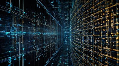 Digital Background For Ai Neural Networks Data Transmission Encryption