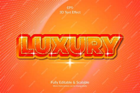 Premium Vector Vector 3d Text Effect Fully Editable Amp Scalable Word