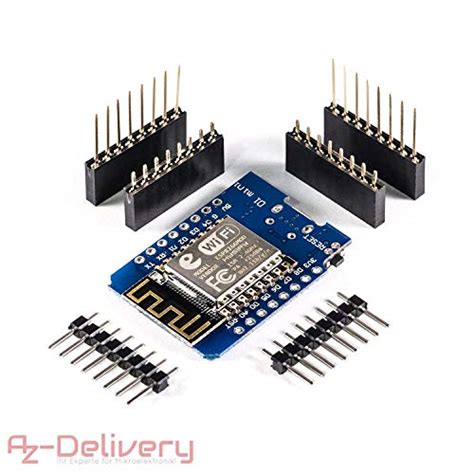 Azdelivery ⭐⭐⭐⭐⭐ D1 Mini Con Nodemcu Esp8266 12e 100 Compatibile Con Wemos D1 Mini Wifi Modulo