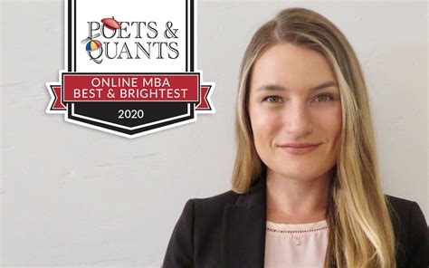 Poets Quants 2020 Best Brightest Online MBAs Jessica Neumann