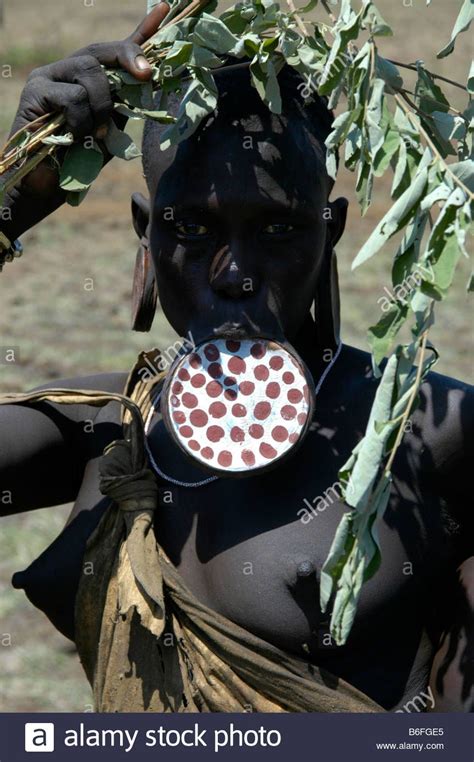 Captivating Portrait Of A Mursi Woman From Ethiopia