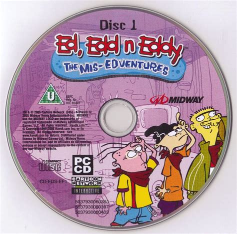 Ed Edd N Eddy The Mis Edventures 2005 Gamecube Box Cover Art