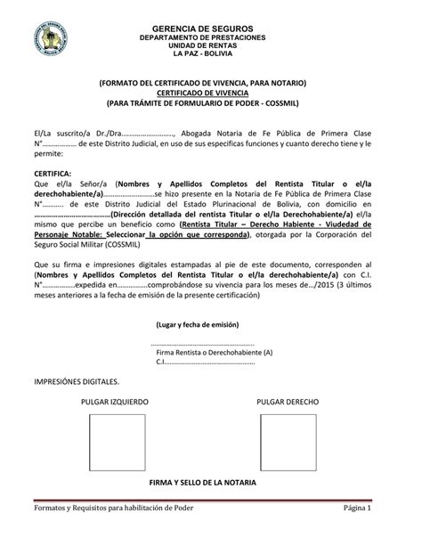 Modelo De Carta Notarial Bolivia Image To U