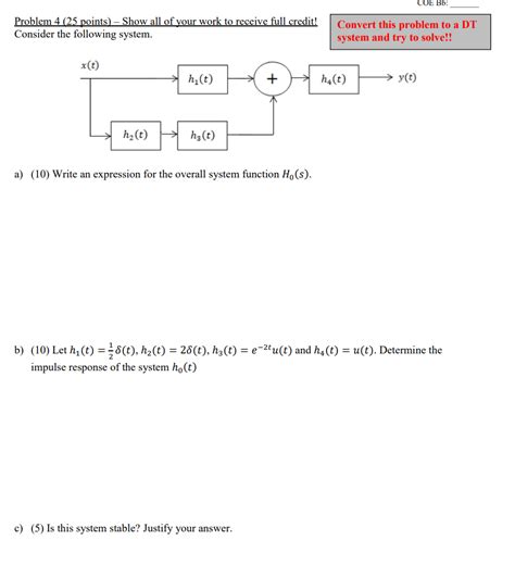 Solved Problem Points Show All Of Your Work To Chegg