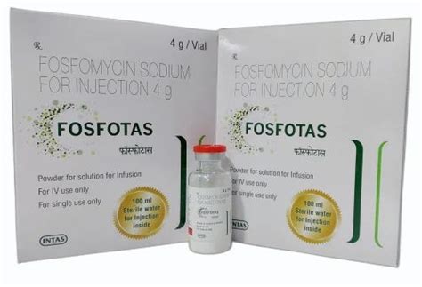 Fosfotas Fosfomycin Sodium 4gm Injection At ₹ 1107 Piece In Nagpur