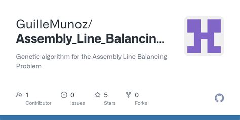 github guillemunoz assembly line balancing problem genetic algorithm
