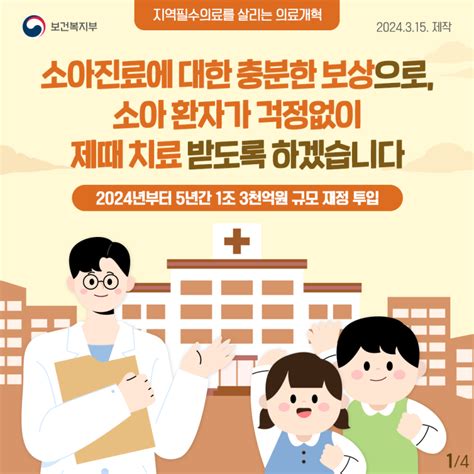 지역필수 의료를 살리는 의료개혁 소아진료 보상 정책 경상북도 경산시 웰로