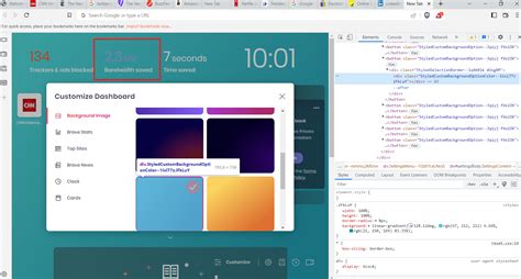 Bandwidth Stats Is Not Shown Clearly When Blue Gradientssolid Background Color Is Selected