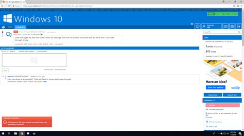 how do i get default settings r windows10