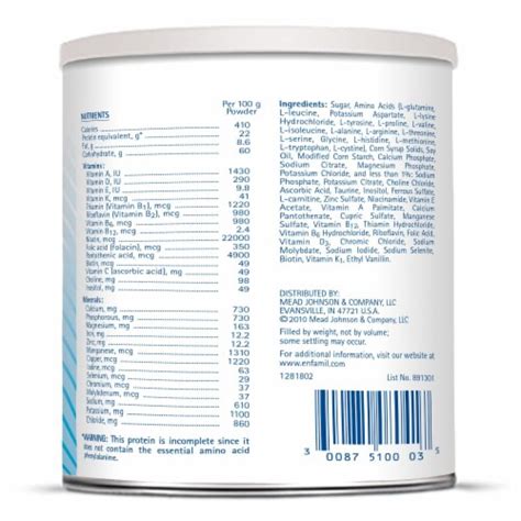 Mead Johnson® Phenyl Free® Medical Food Powder 1 Lb Kroger