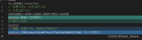 Git操作原理，看懂这个小例子必明白原理！git 提交冲突 Csdn博客