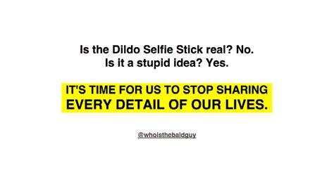 Dildo Selfie Stick
