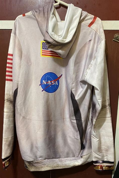 Mens Nasa Neil Armstrong Space Suit Astronaut Hoodie Gem