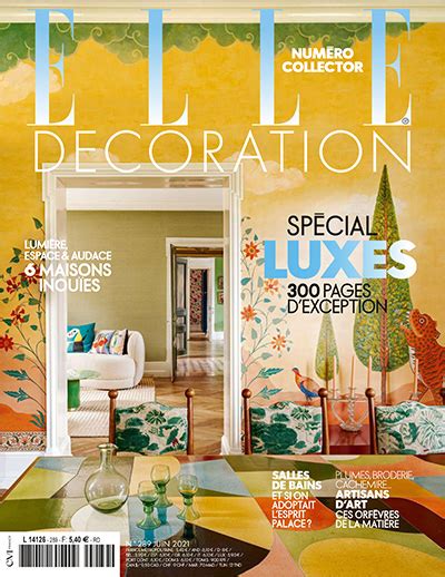 法国《elle Decoration》家居装饰杂志pdf电子版【2021年合集10期】 以画美学杂志