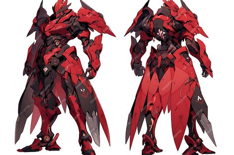 Premium Ai Image 2d Anime Character Concept Art Turnaround Sheet