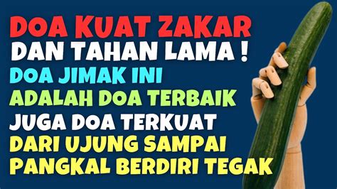 Doa Kuat Dzakar Dan Tahan Lama Youtube