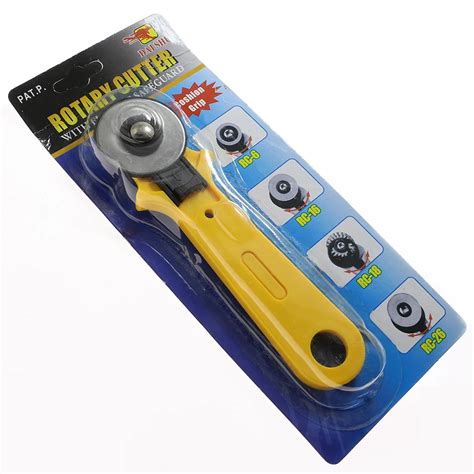 45mm 패치 워크 롤러 휠 라운드 나이프 천 커팅 나이프 나이프 가죽 공예 직물 가죽 직물용 로터리 커터절단 Aliexpress