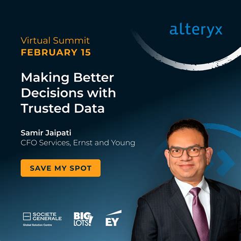 Alter Next Transform Business Decisions With Advanced Analytics Alteryx Alteryx