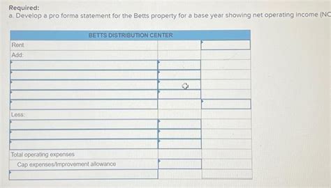Solved You Have Been Asked To Develop A Pro Forma Statement Chegg Com