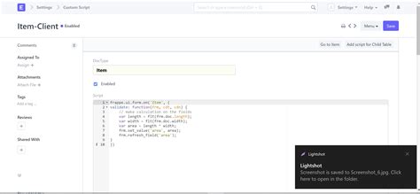 Calculate Field In Item Customize Erpnext Frappe Forum