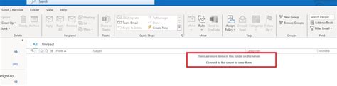 There Are More Items In This Folder On The Server Outlook 365 Sync