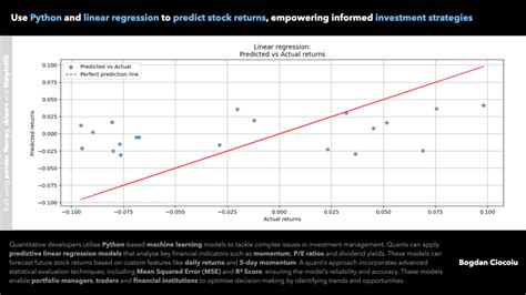 supervised machine learning linear regression quant development and
