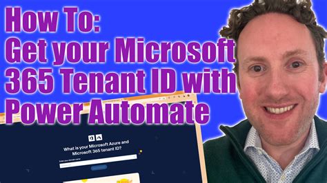 How To Get Your Microsoft 365 Tenant Id With Power Automate — Bright