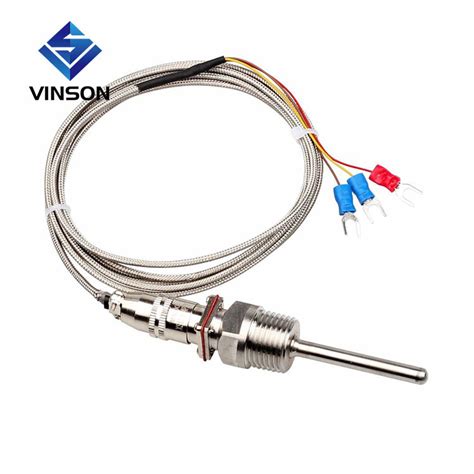 Customized 1wire 2wire 3wire 4wire Class A Chip Wzp Probe Thermocouple Temperature Sensor Rtd