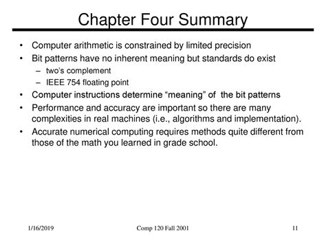 October 17 Chapter 4 Floating Point Read 5 1 Through 5 3 1 16 Ppt