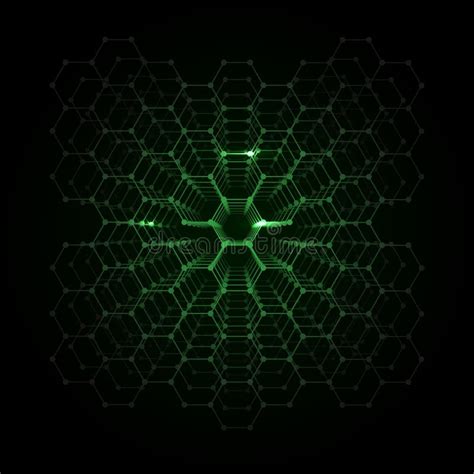 Abstract Futuristic Hexagonal Background Stock Vector Illustration Of Iron Light 61212415