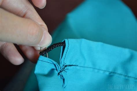 30 Minute Draw String Bag Tutorial The Happy Scraps