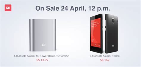 Get Ready For Xiaomi Power Bank Redmi Smartphone Sale Tomorrow Great Deals Singapore