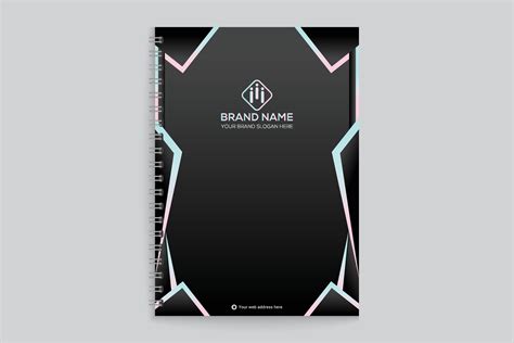 Black Color Notebook Cover Design 26324462 Vector Art At Vecteezy