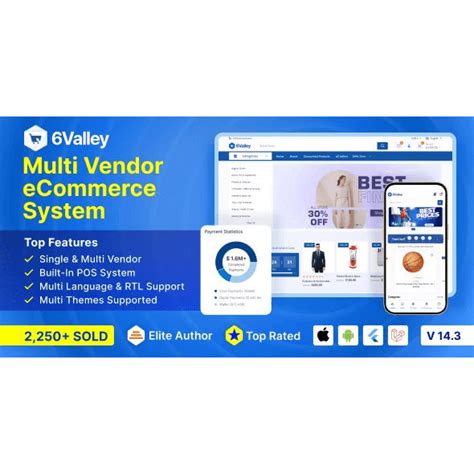 jual 6valley multi vendor e commerce complete ecommerce mobile app