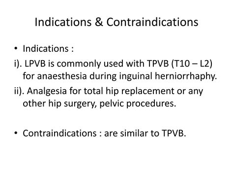Pnb Of Lower Limb And Paravertebral Block Ppt