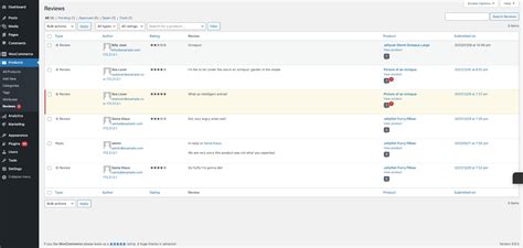 Product Reviews Documentation WooCommerce