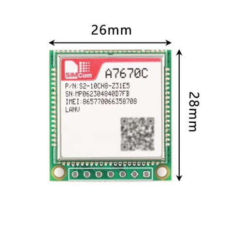 fs mcore a7670c 4g lte cat 1 sim module sim a7670c module with antenna