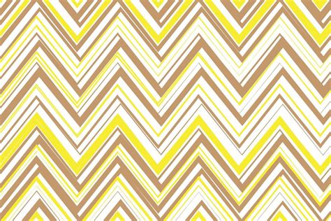 Simple Abstract Brown Yellow Color Thin To Thick Zig Zag Line Pattern Chevron Pattern In Yellow