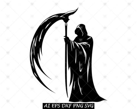 Halloween Grim Reaper Svg Skeleton Svg Horror T Shirt Graphic Halloween
