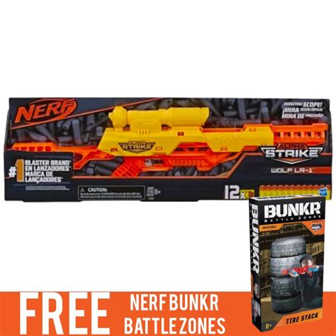 Original Nerf Alpha Strike Wolf Lr 1 Blaster With Targeting Scope