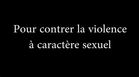 Les Violences à Caractère Sexuel Cégep Baie Comeau
