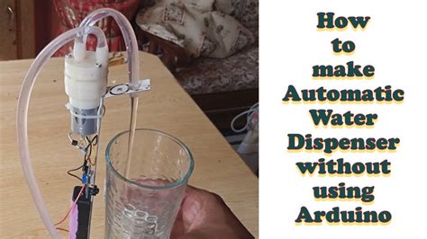 Automatic Water Dispenser Using Arduino Circuit Diagram How