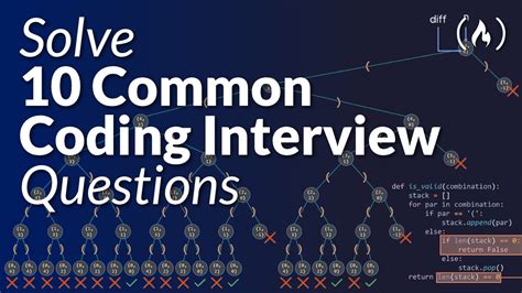 10 Common Coding Interview Problems Solved