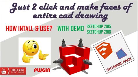 Sketchup Tutorial Make Faces Plugin Installation And Application Youtube